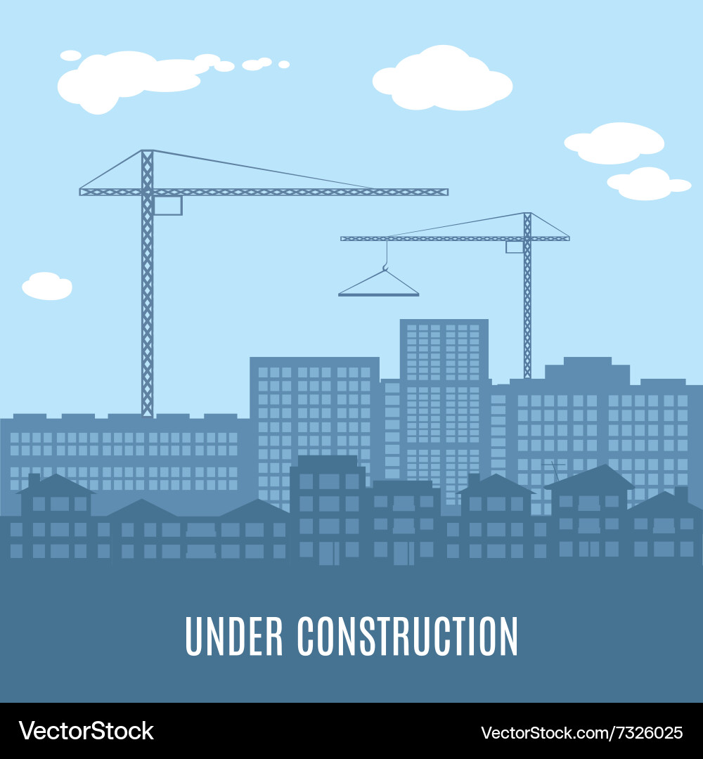 Horizontal of city under Royalty Free Vector Image