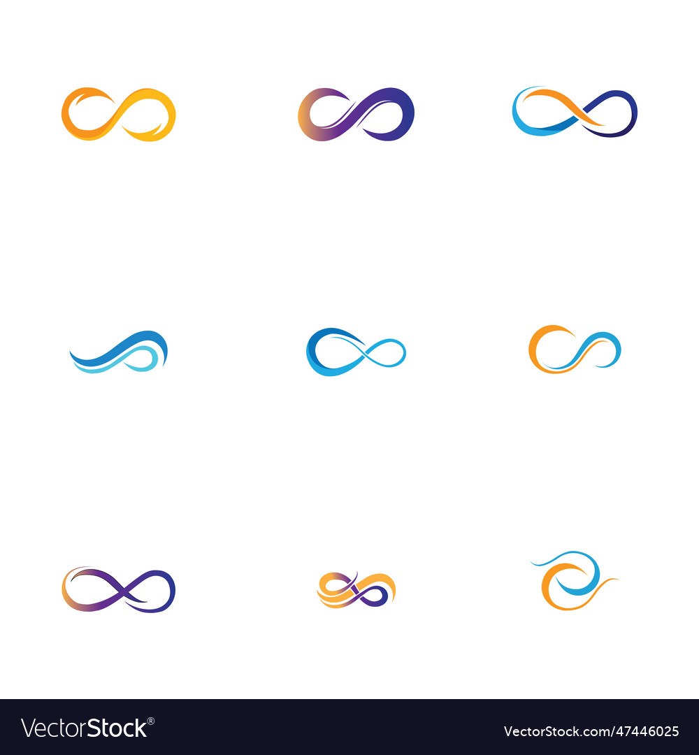 Infinity design Royalty Free Vector Image - VectorStock