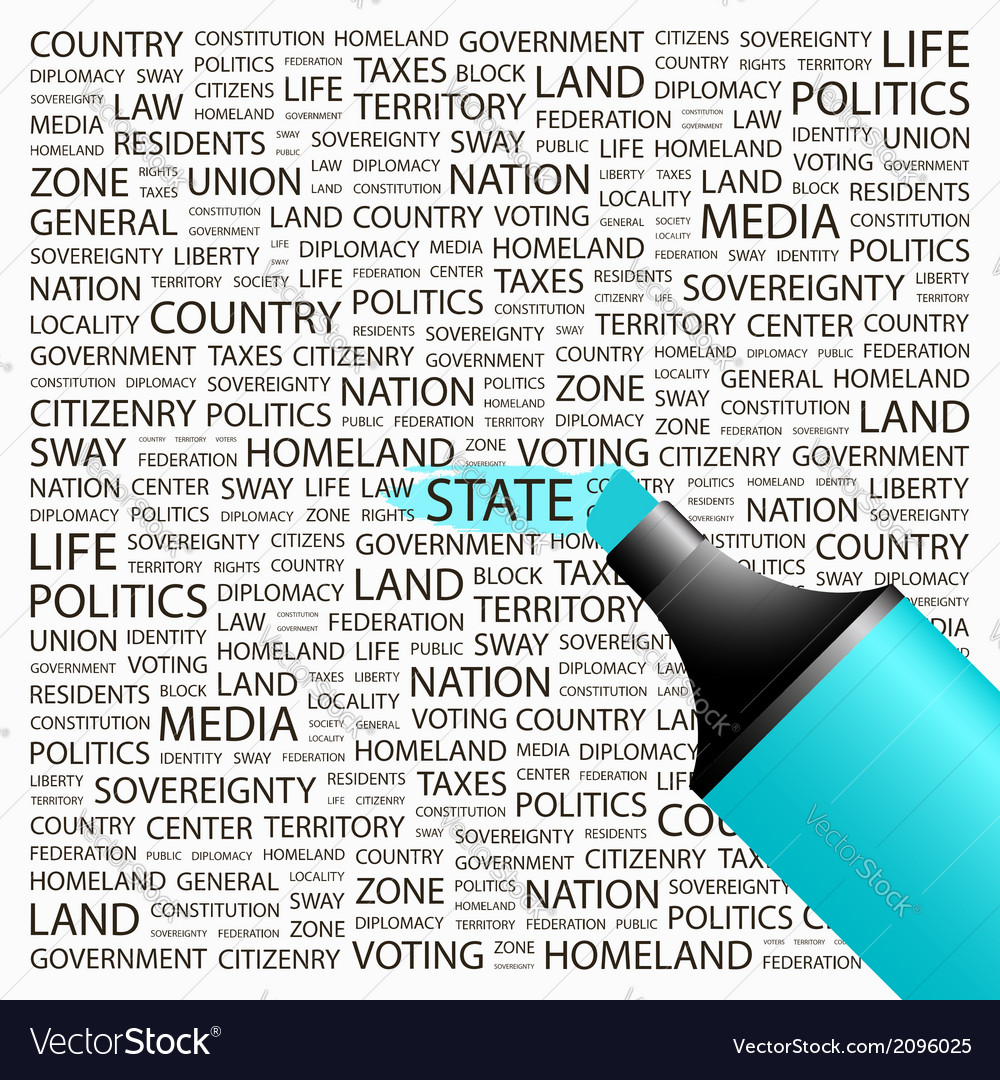 State Royalty Free Vector Image - VectorStock
