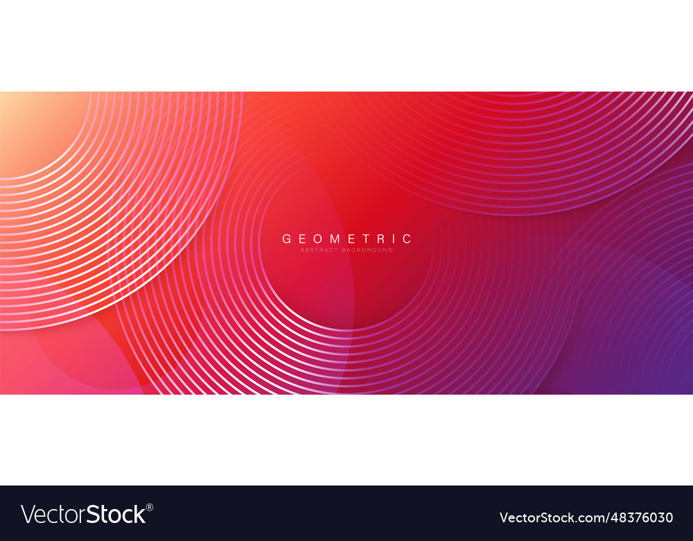 Abstract background with glowing colorful circle Vector Image
