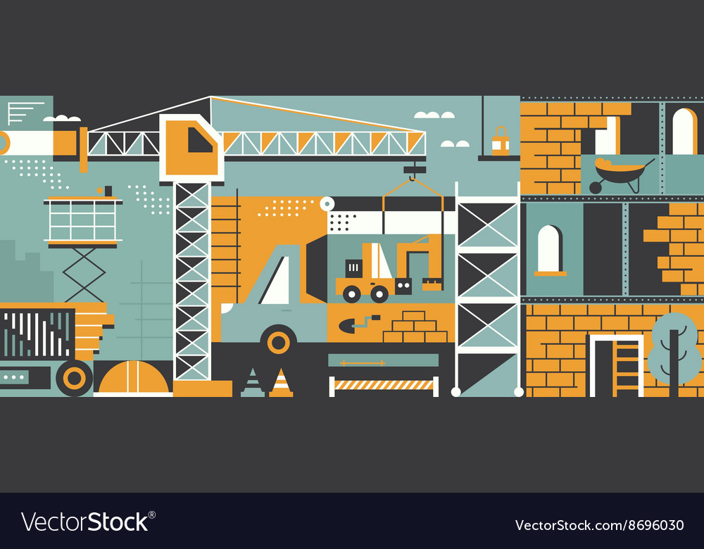 Background construction design Royalty Free Vector Image