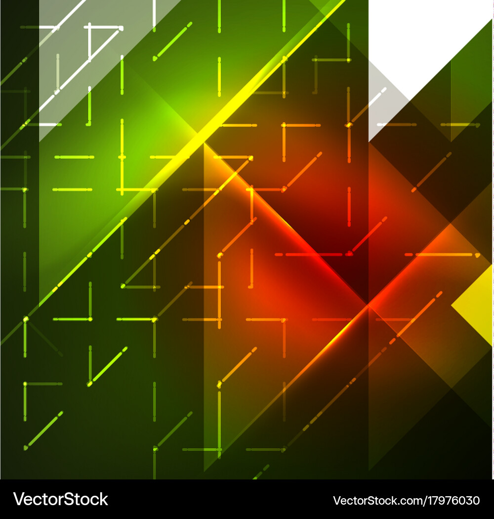 Cosmic electric background with shiny glowing Vector Image