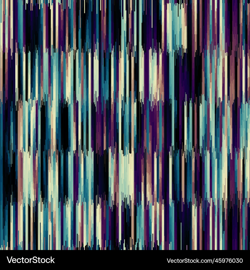 Image with imitation of grunge datamoshing Vector Image