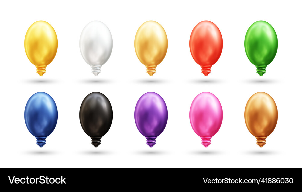 Light bulb realistic 3d icon with different colors