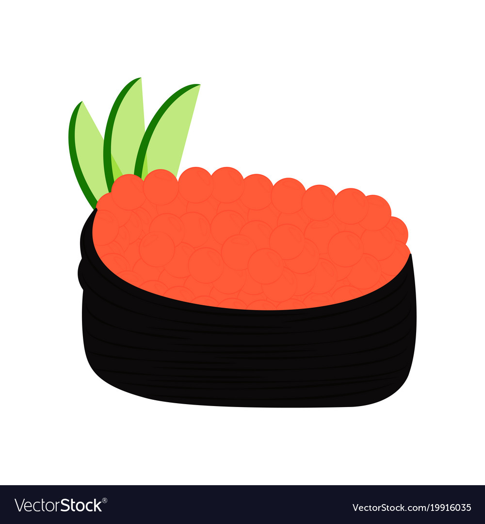 Abstract delicious sushi Royalty Free Vector Image