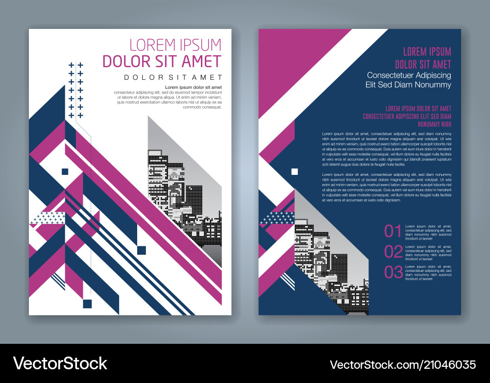 Cover annual report 1038 Royalty Free Vector Image