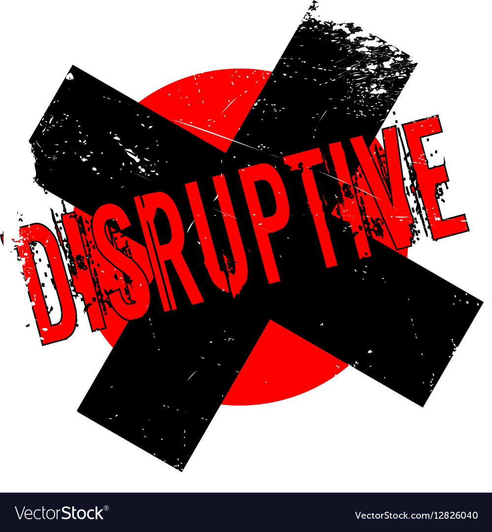 Disruptive Rubber Stamp Royalty Free Vector Image