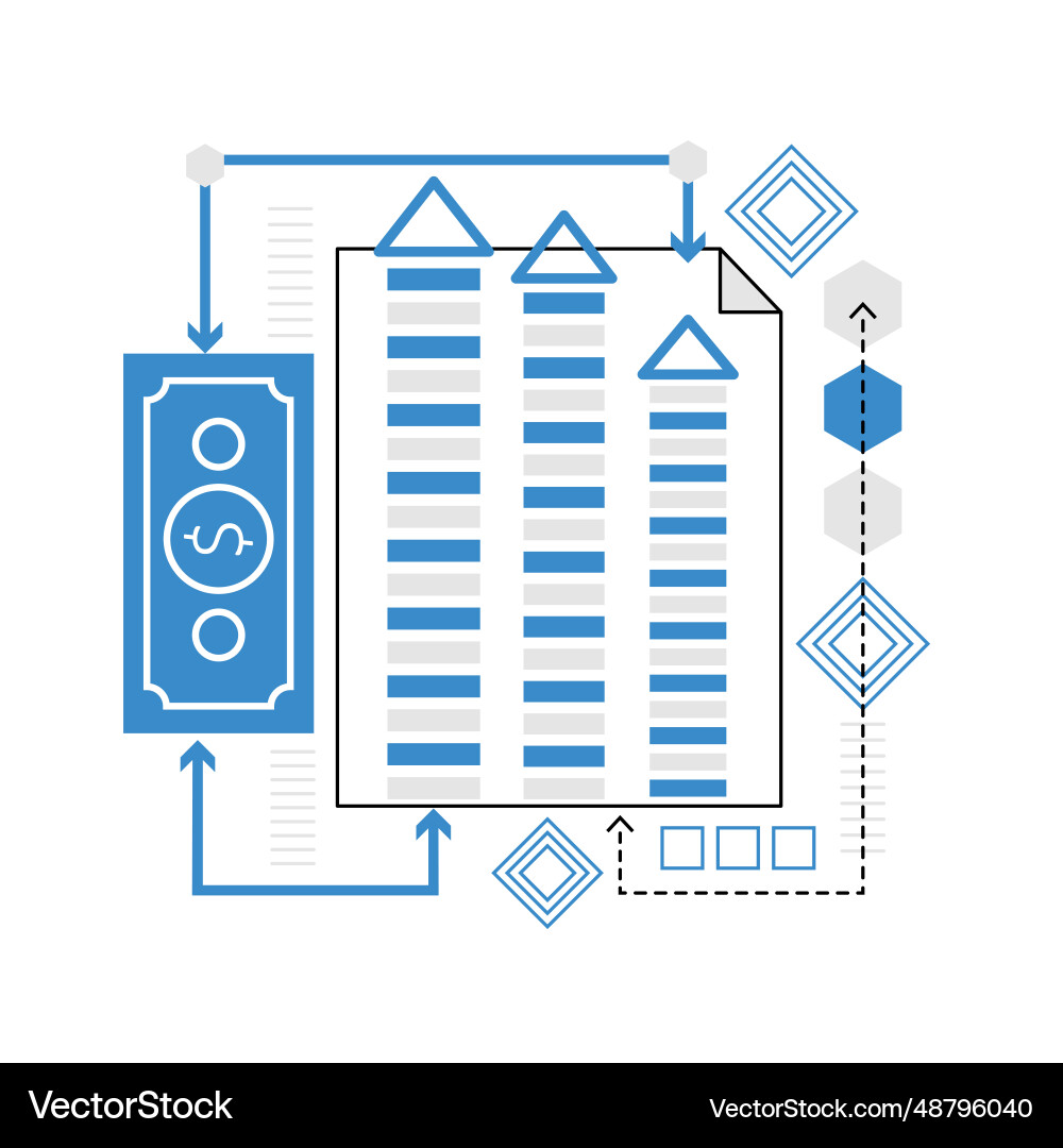 Startup business funding Royalty Free Vector Image
