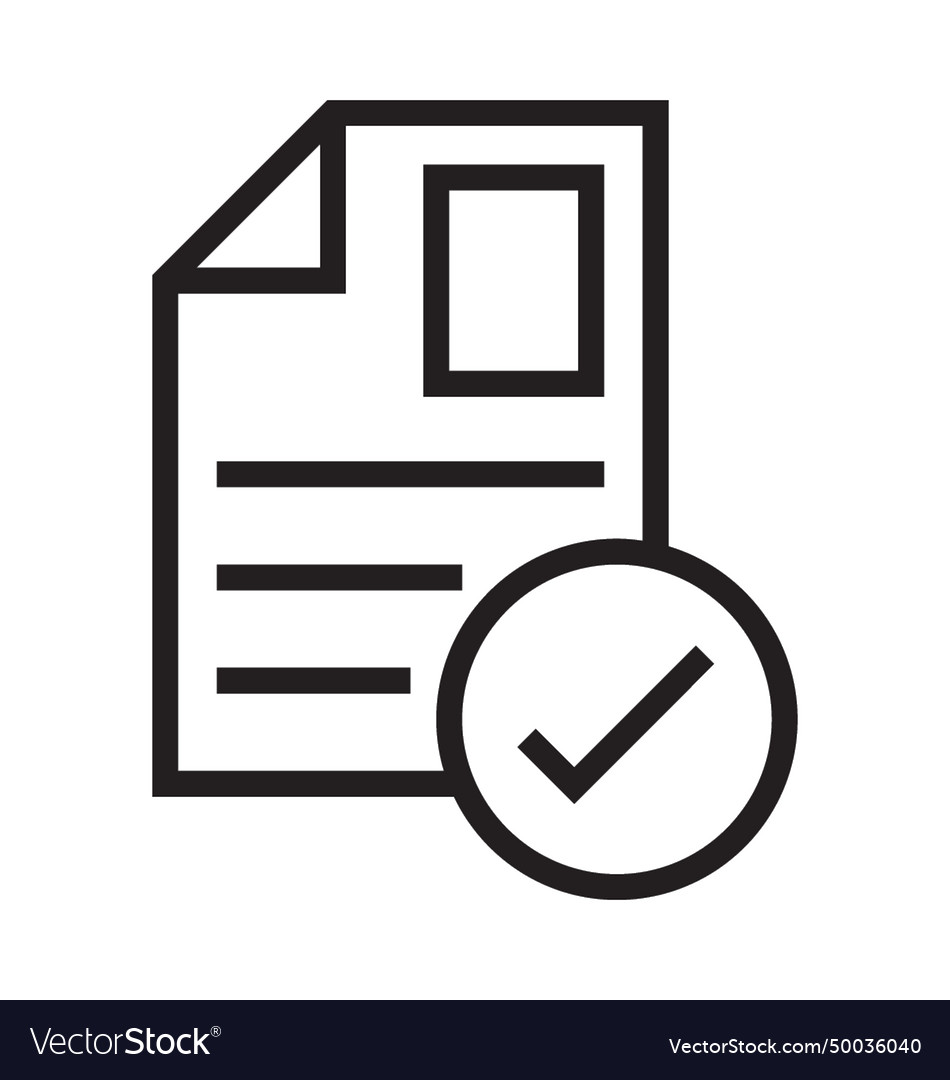 Task complete icon Royalty Free Vector Image - VectorStock