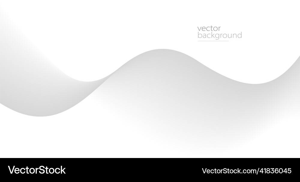 Smooth flow of wavy shape with gradient abstract Vector Image