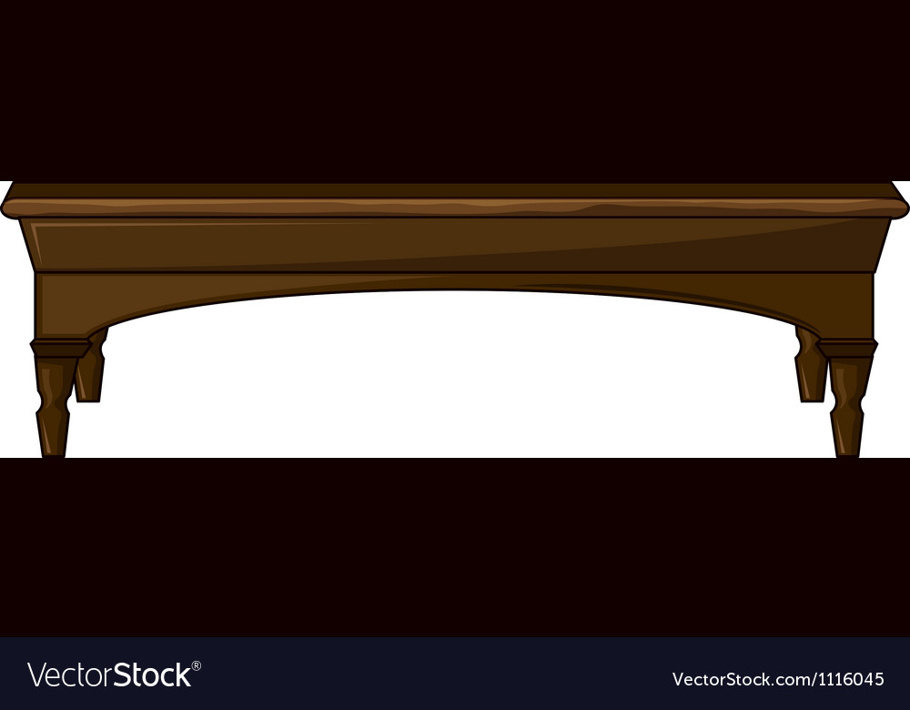 Table Royalty Free Vector Image - VectorStock