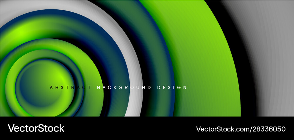 3d style abstract swirl circles modern Royalty Free Vector