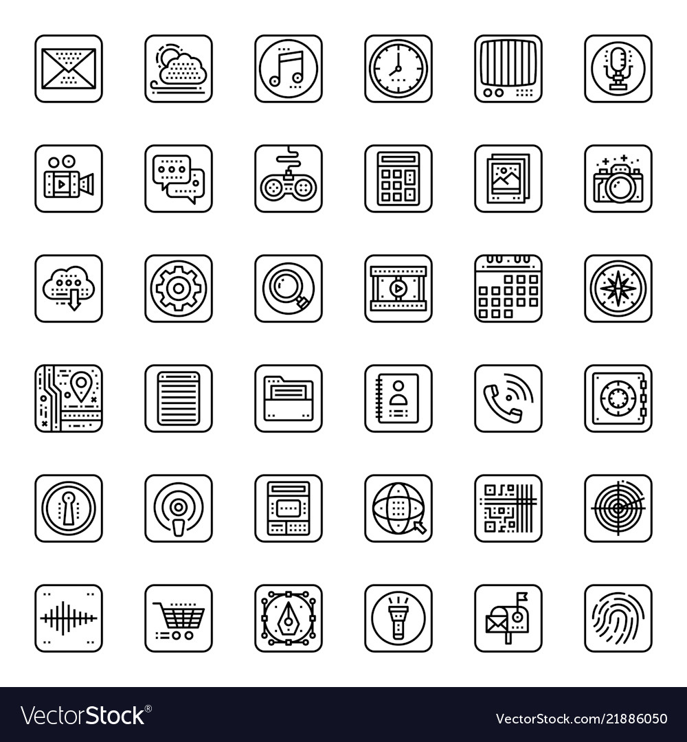 Mobile application Royalty Free Vector Image - VectorStock