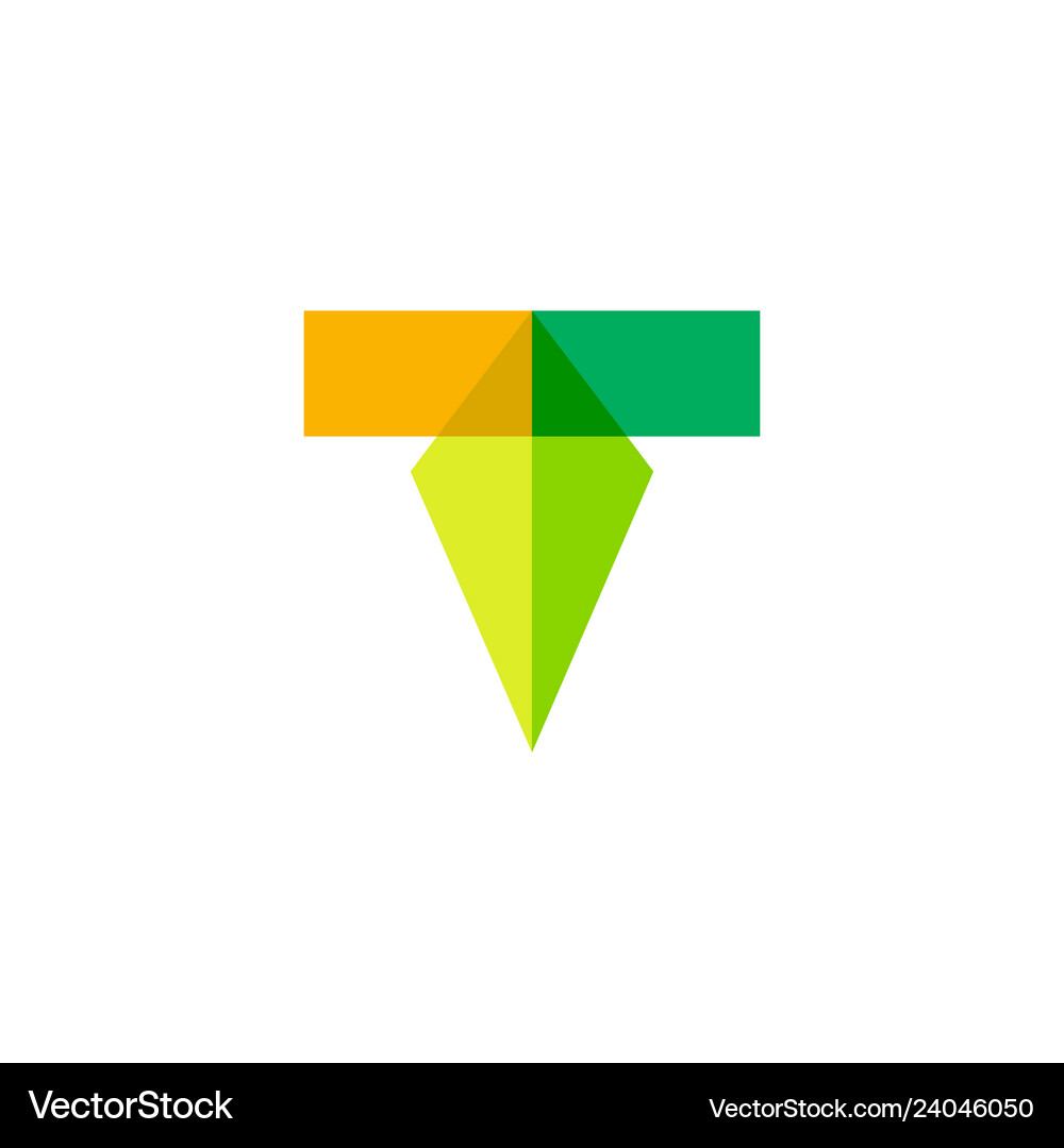 T letter logo icon Royalty Free Vector Image - VectorStock