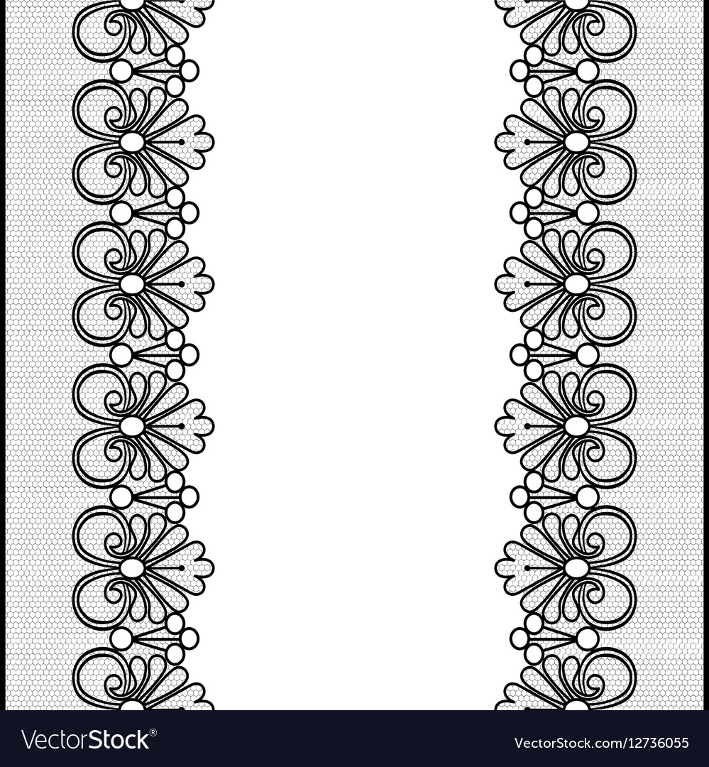 Background with lace Royalty Free Vector Image