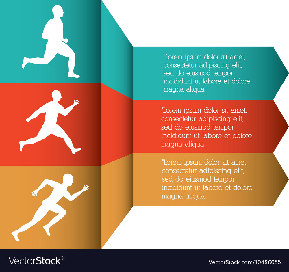 Runner athlete running design Royalty Free Vector Image
