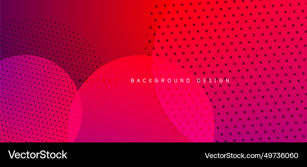 Abstract Tech Circles Background Royalty Free Vector Image