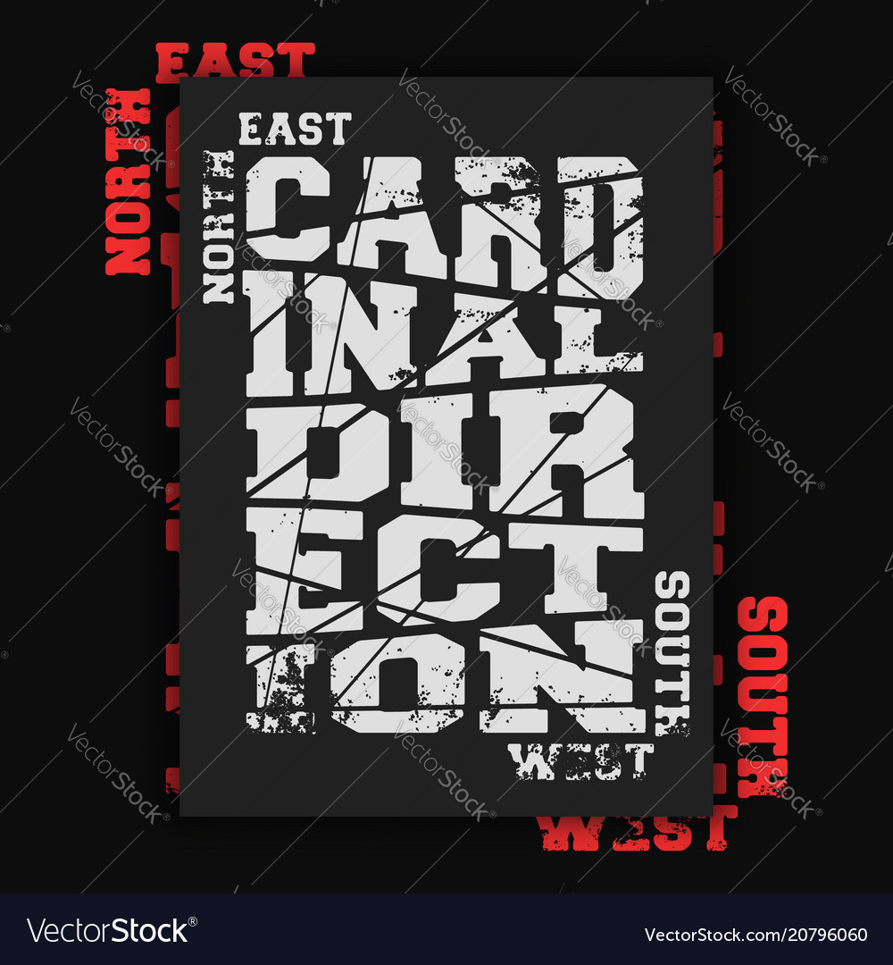 Cardinal Direction Posters