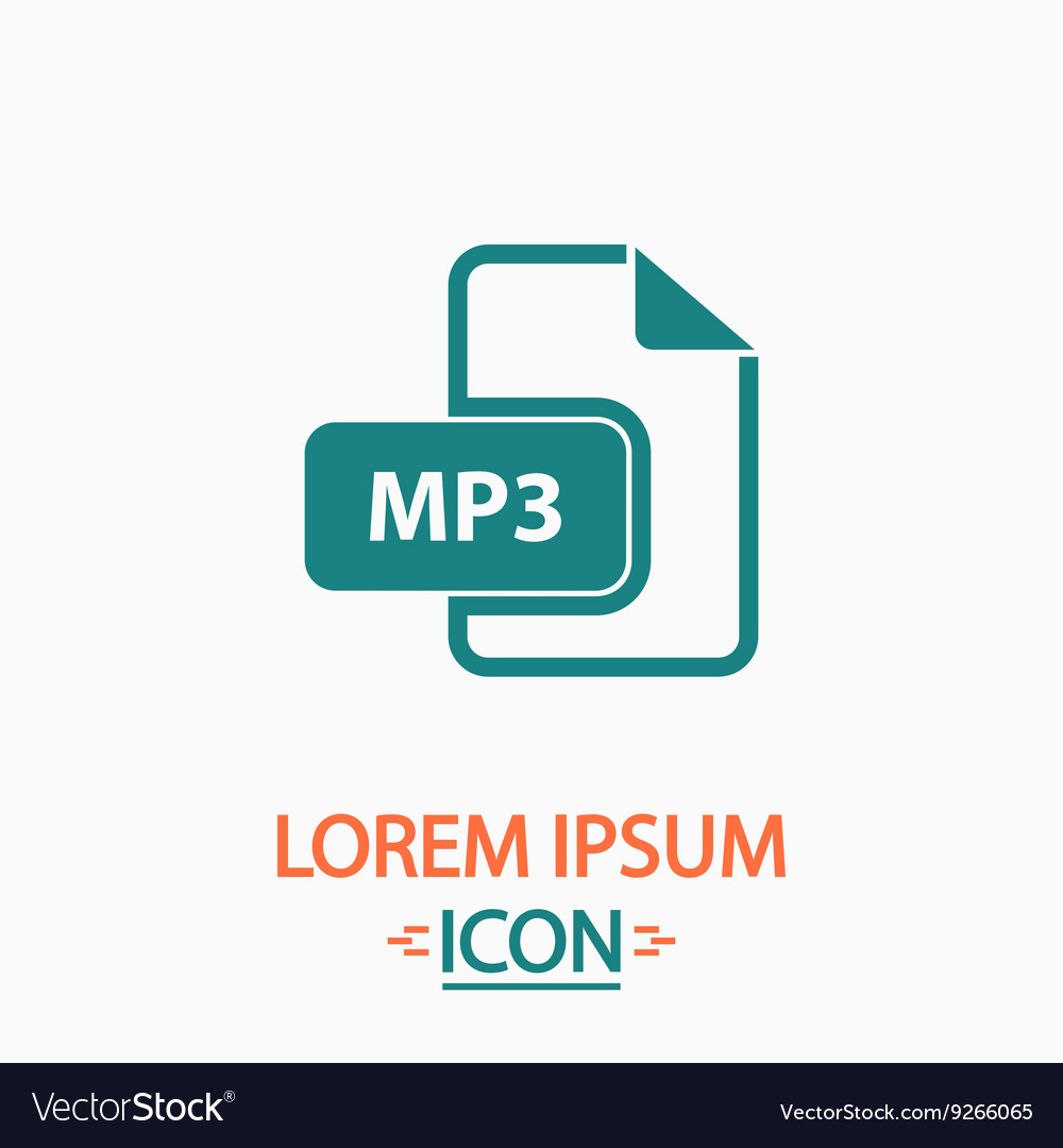 Mp3 computer symbol Royalty Free Vector Image - VectorStock