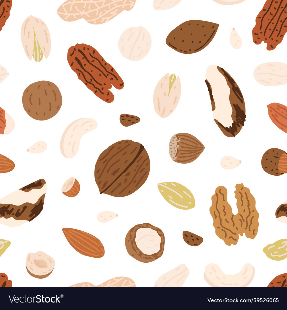 Nuts Royalty Free Vector Image - VectorStock