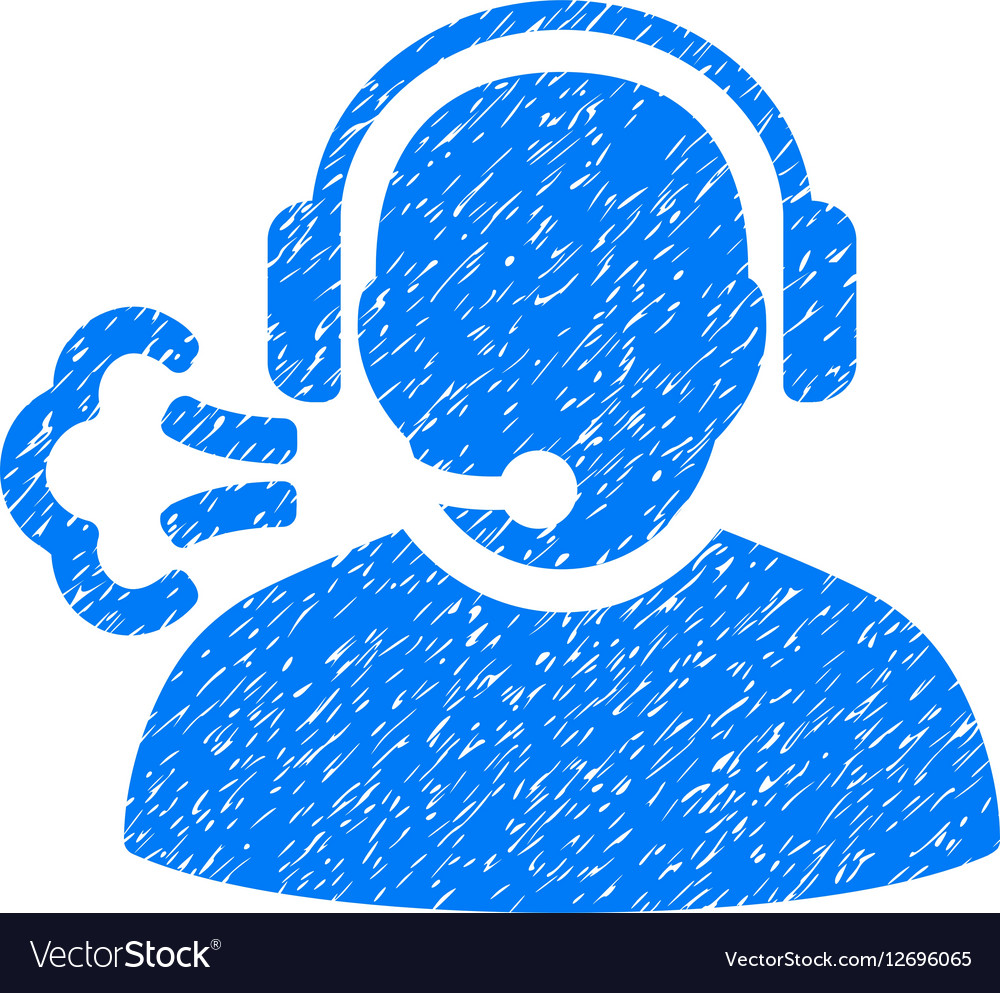 Operator Speech Grainy Texture Icon Royalty Free Vector Operator Speech Grainy Texture Icon Royalty Free Vector