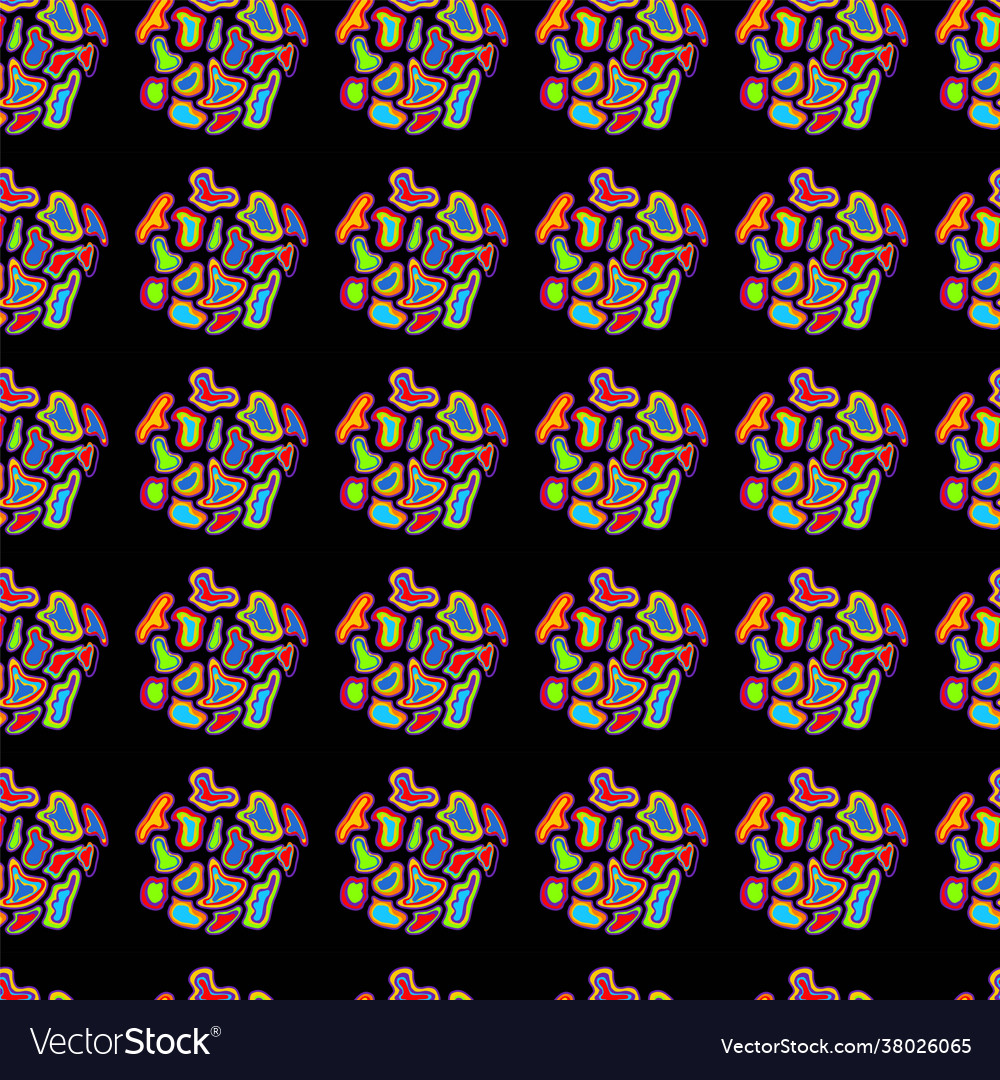 Rainbow pattern bright summer pattern seamless Vector Image