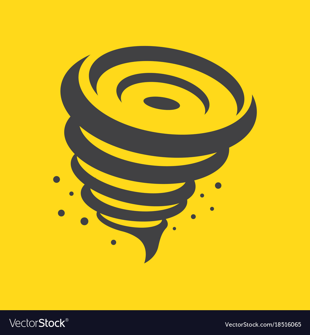 Tornado icon Royalty Free Vector Image - VectorStock