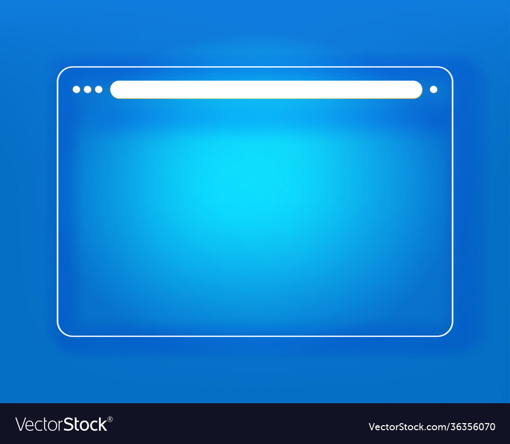 Simple flat browser window template for a content Vector Image Simple flat browser window template for a content Vector Image