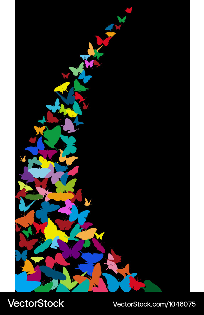 Colorful butterfly Royalty Free Vector Image - VectorStock