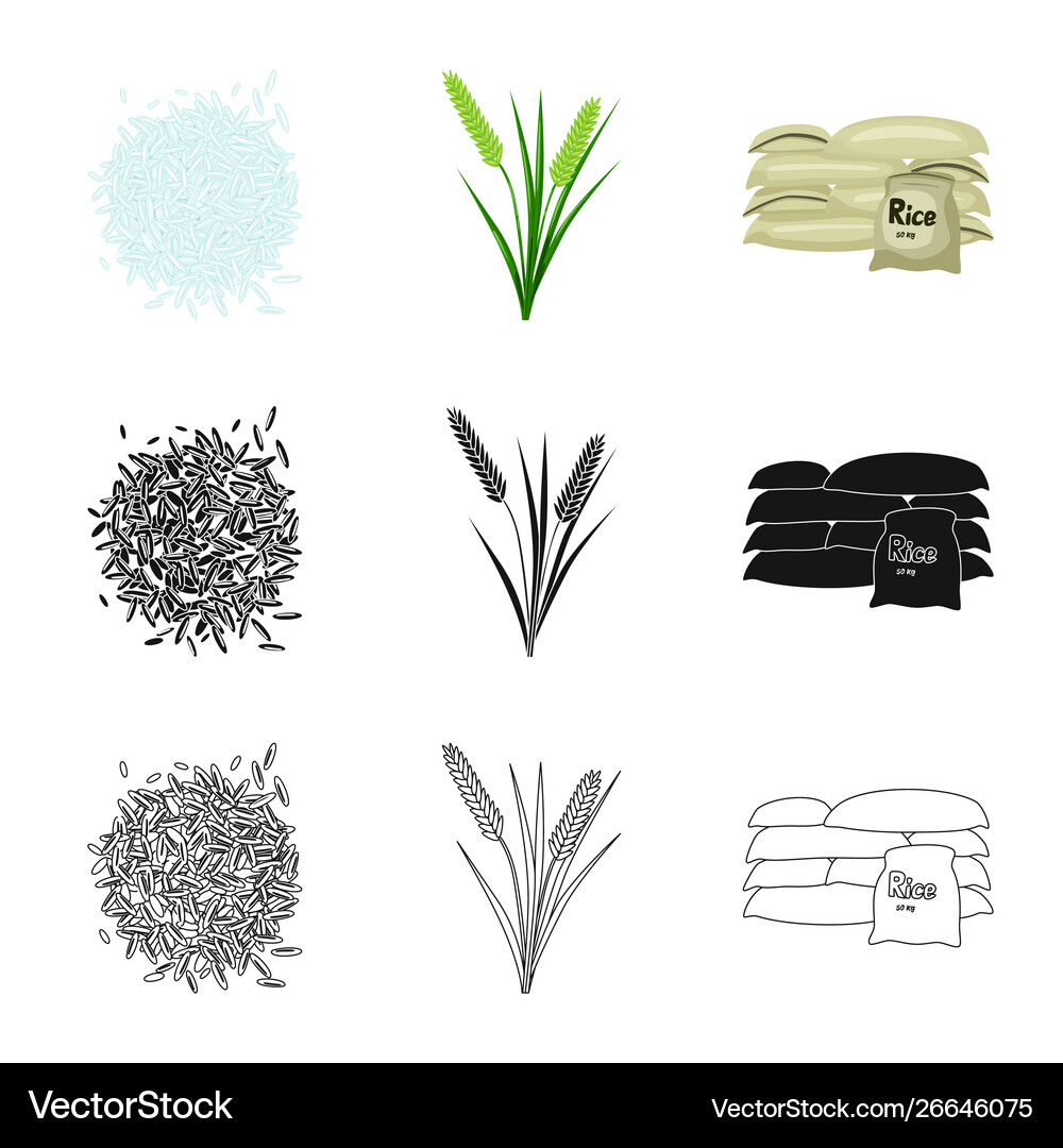 Crop and ecological symbol Royalty Free Vector Image