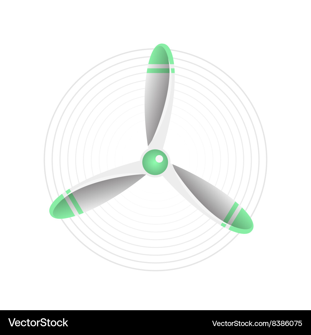 Propeller aircraft retro Royalty Free Vector Image