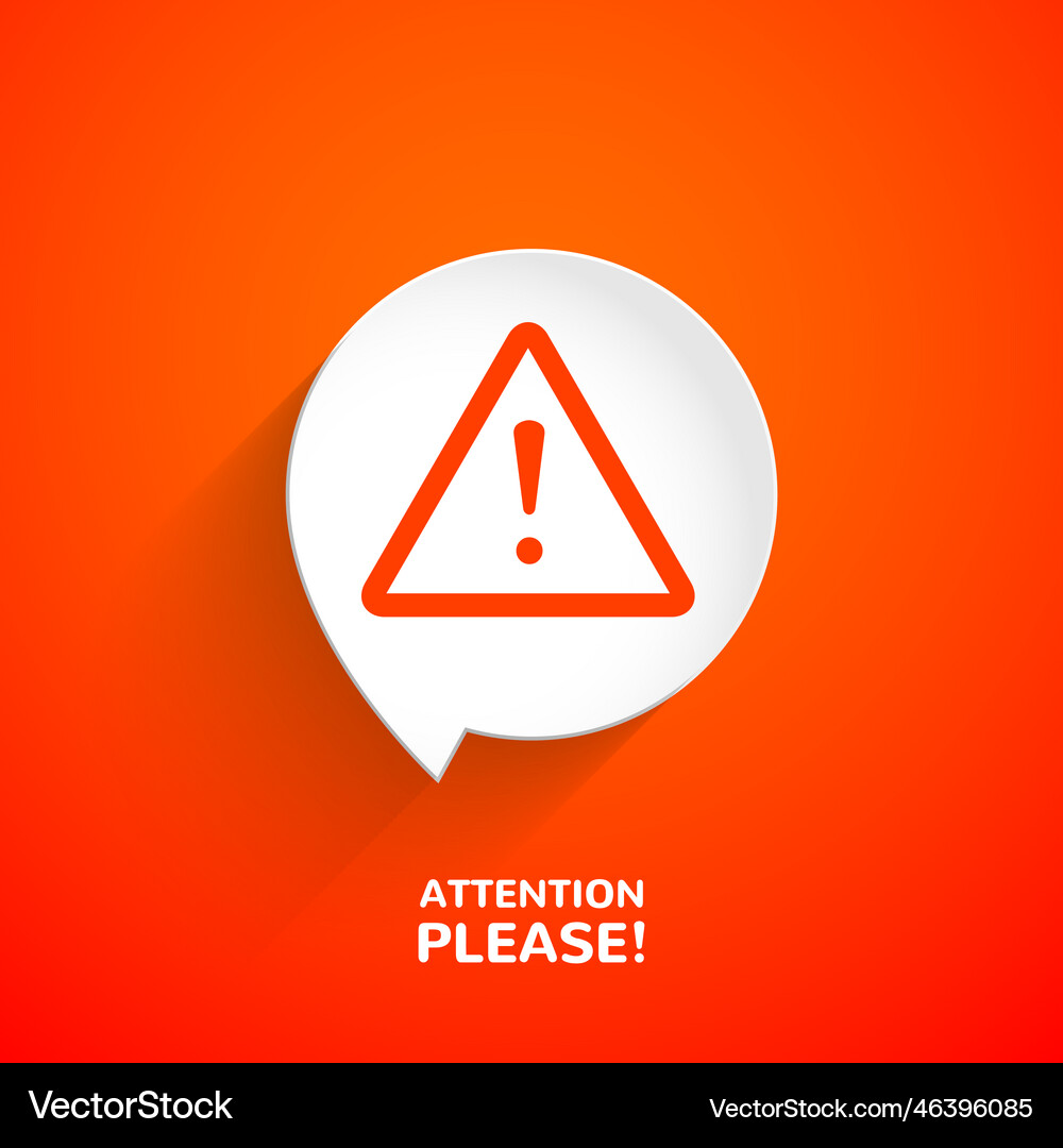 Attention Danger Logo Danger Zone Warning Red Frame Hud Vector Grafik