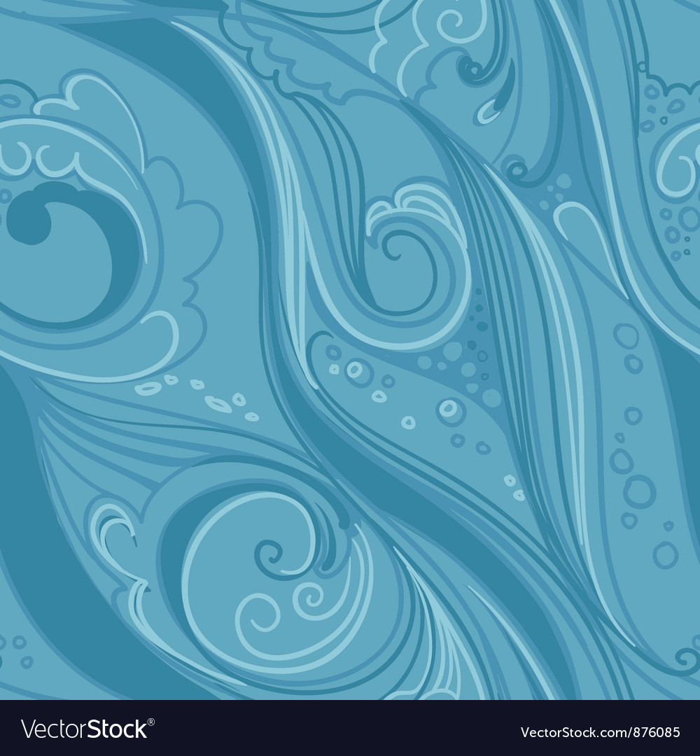 Pattern waves Royalty Free Vector Image - VectorStock