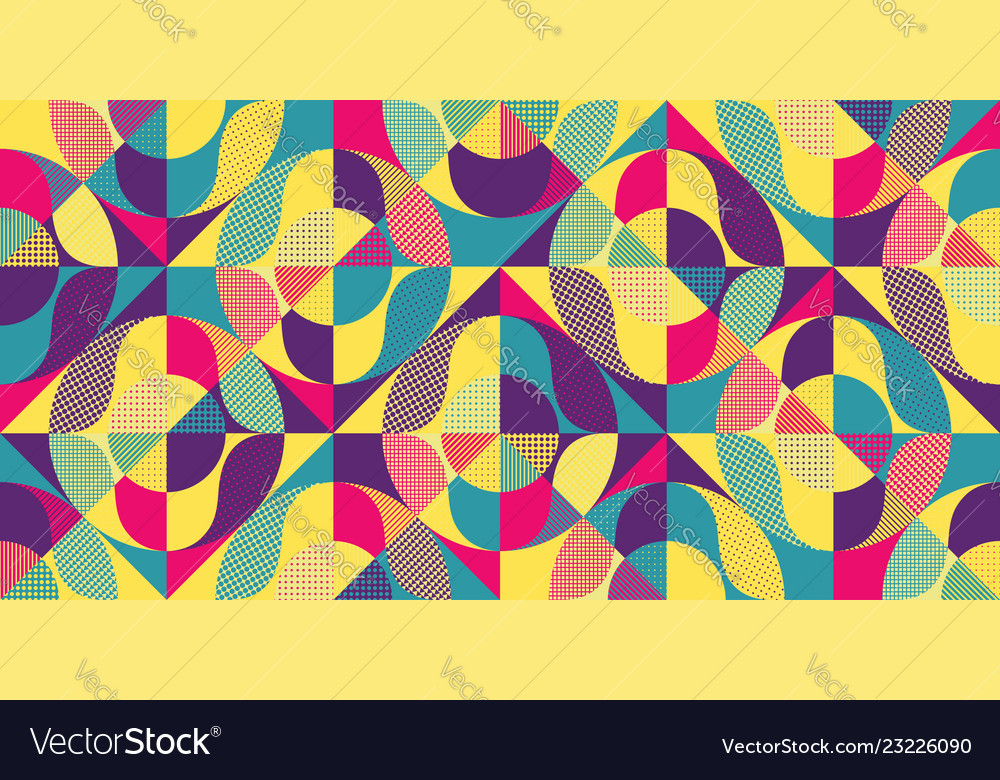 Abstract colorful geometric design Royalty Free Vector Image