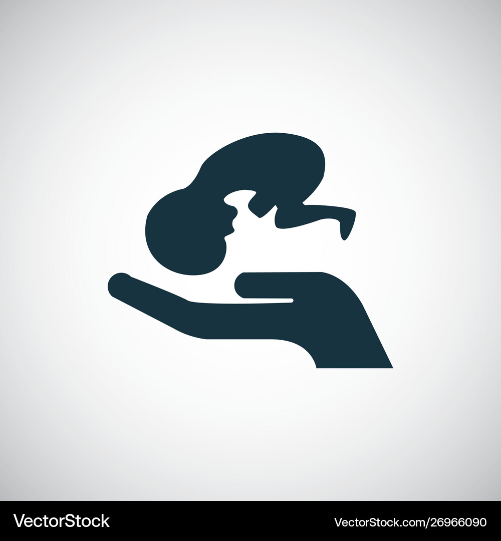 Baby insurance icon Royalty Free Vector Image - VectorStock