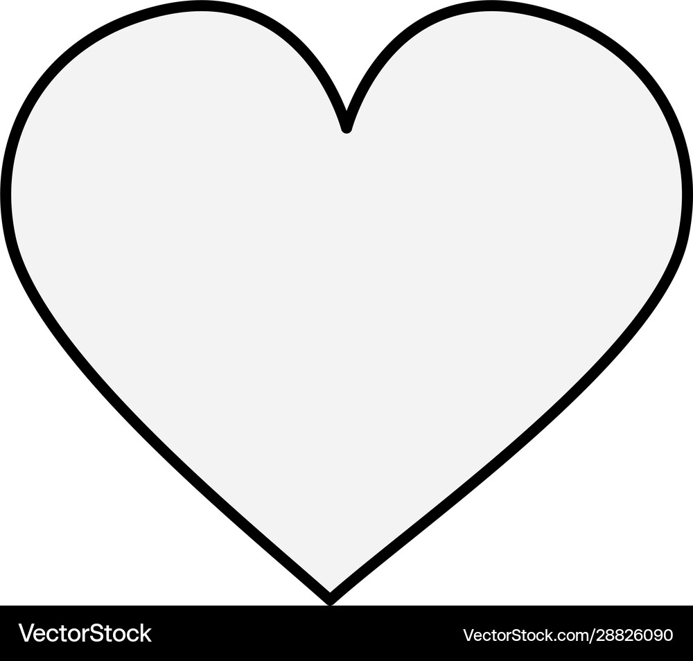 Heart love pop art style icon Royalty Free Vector Image