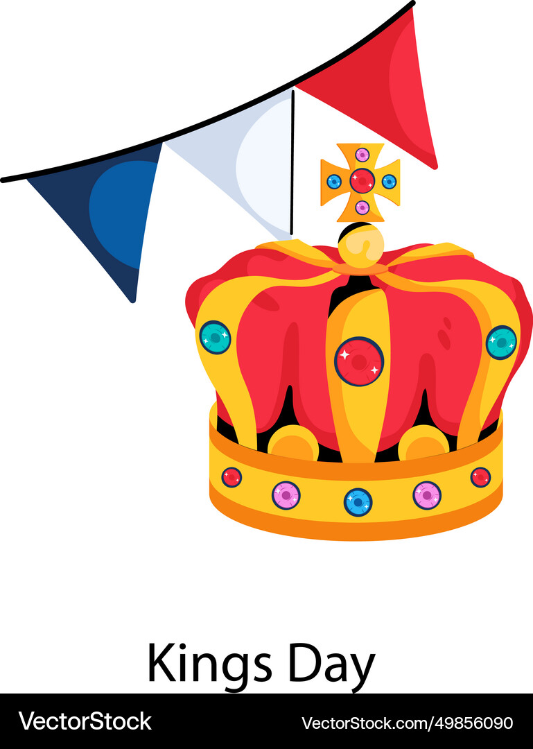 Kings day Royalty Free Vector Image - VectorStock