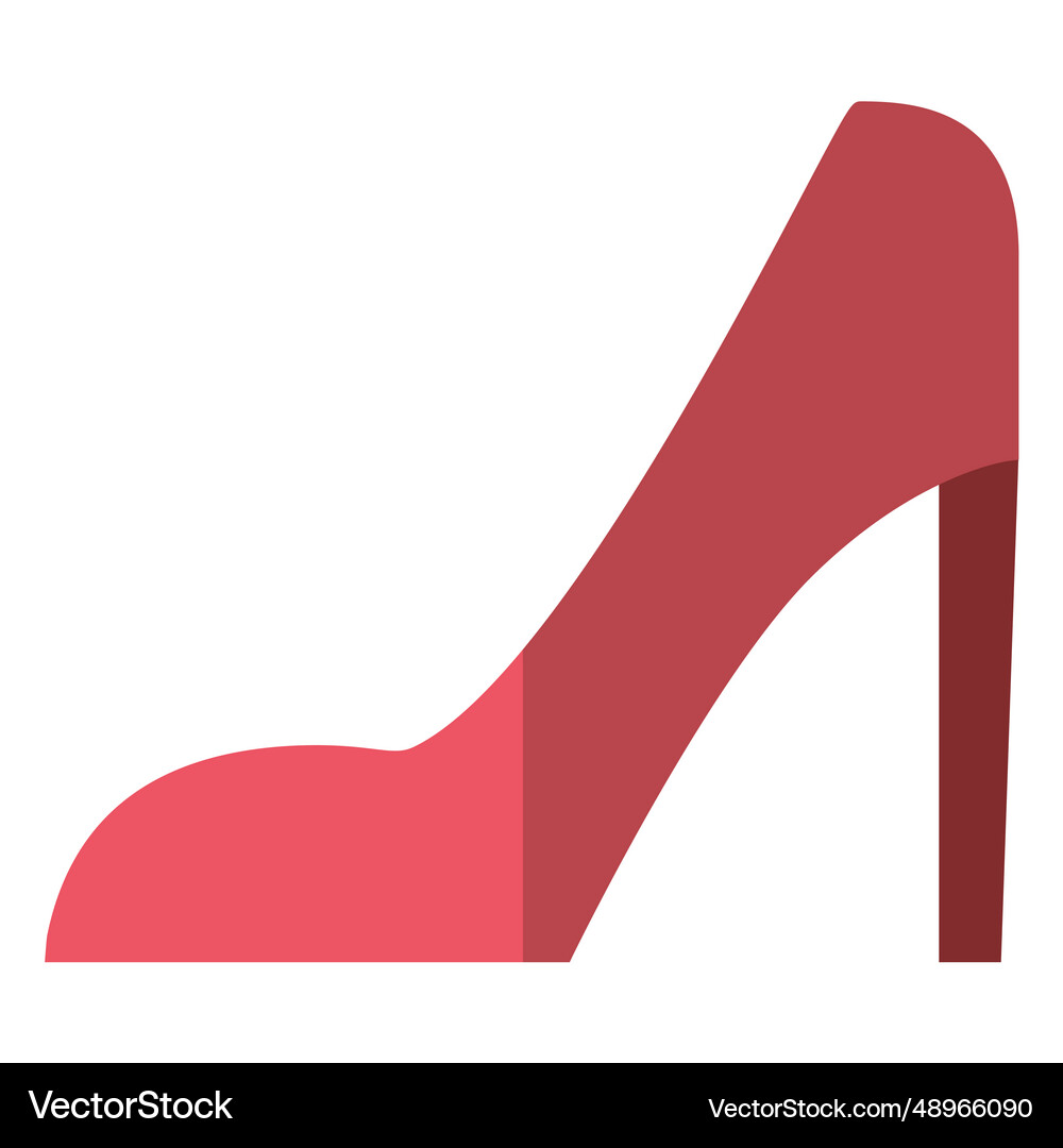 Red shoes clothing Royalty Free Vector Image - VectorStock
