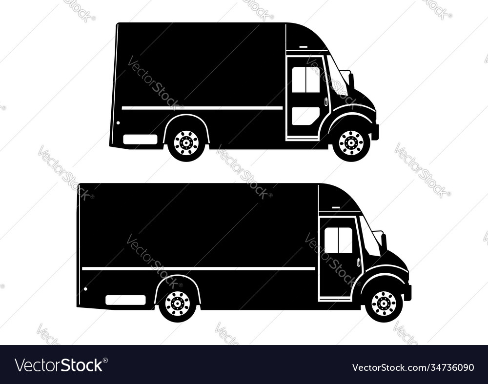 Step van Royalty Free Vector Image - VectorStock
