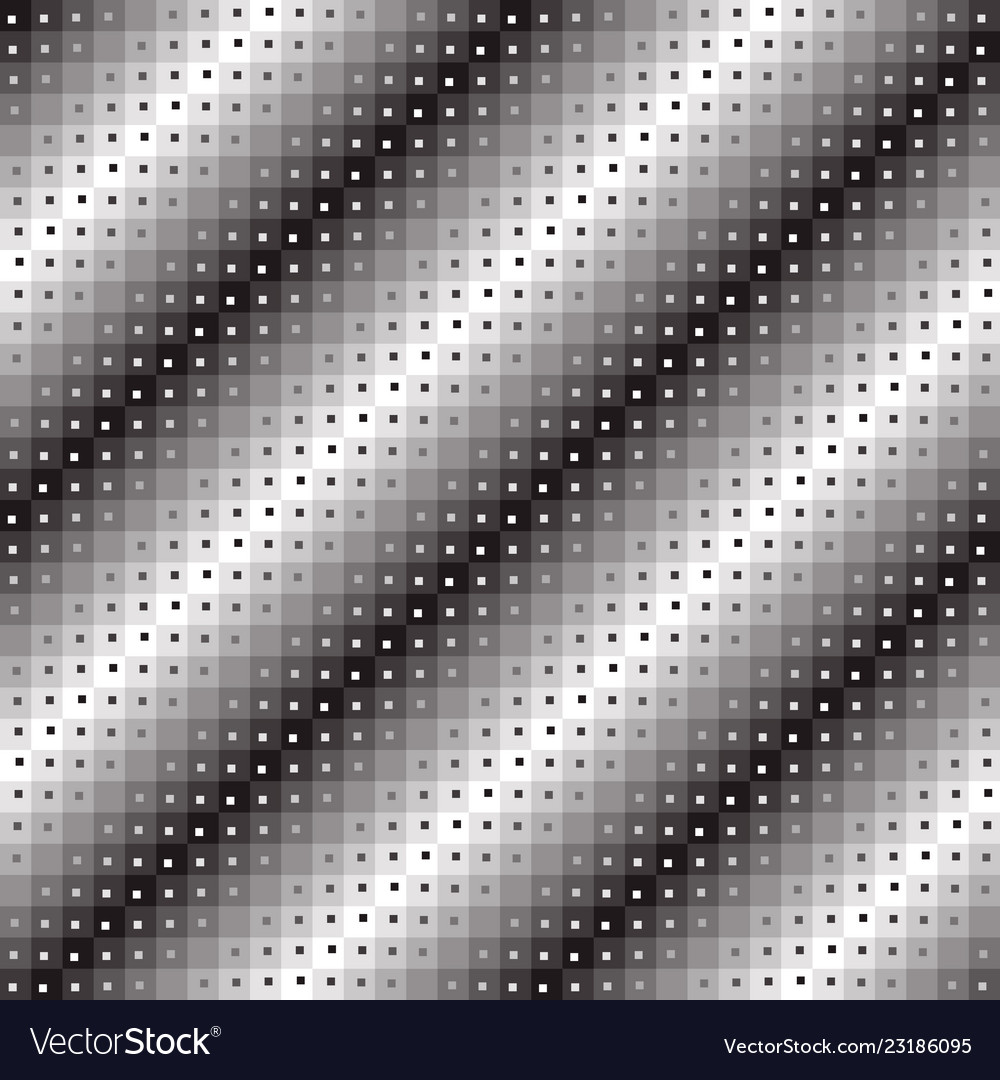 Abstract seamless pattern of monochrome squares Vector Image