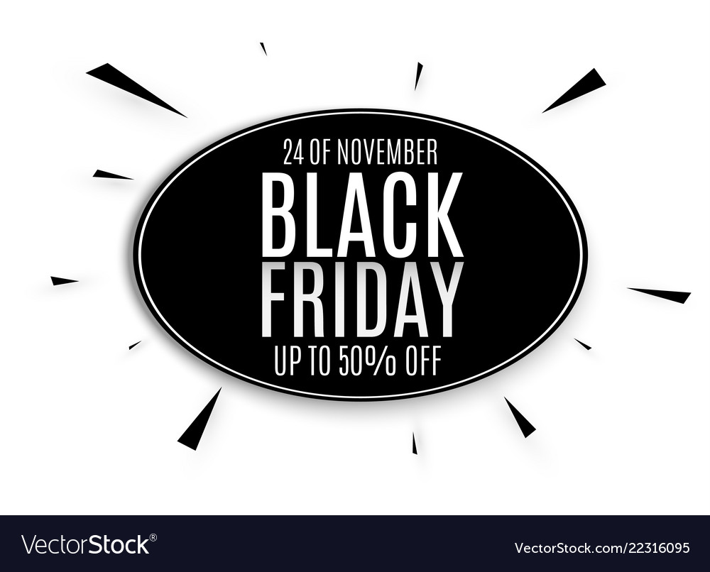 Black friday banner Royalty Free Vector Image - VectorStock Black friday banner Royalty Free Vector Image - VectorStock