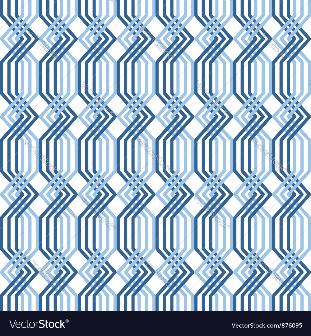 Geometric Interlace Pattern Royalty Free Vector Image