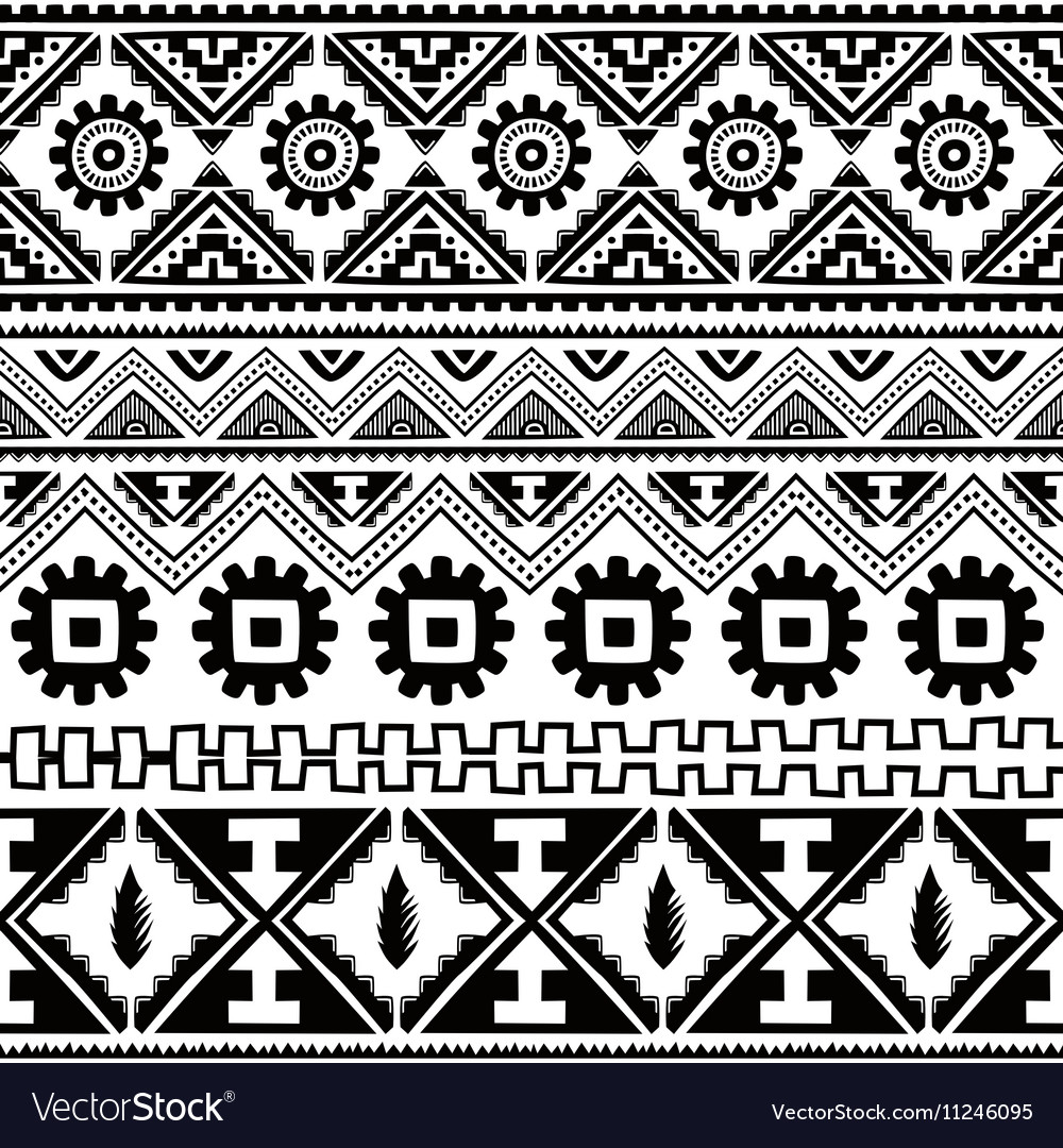 Native ethnic seamless pattern Royalty Free Vector Image