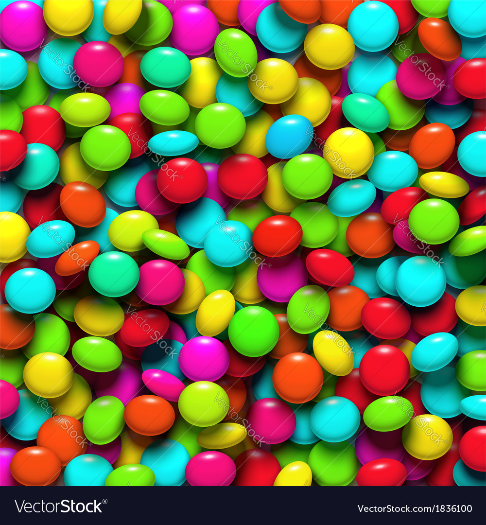 Background with candy Royalty Free Vector Image
