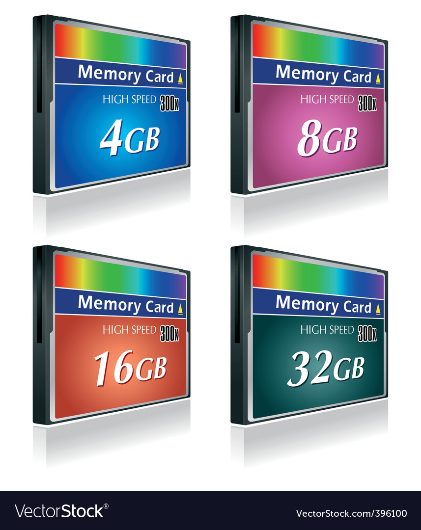 Compact flash Royalty Free Vector Image - VectorStock
