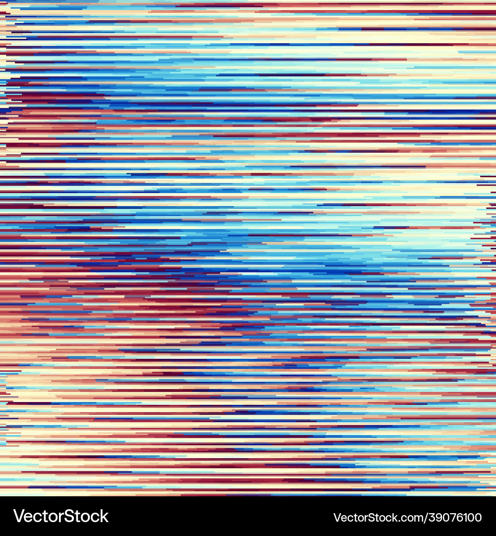 Image with imitation of grunge datamoshing Vector Image
