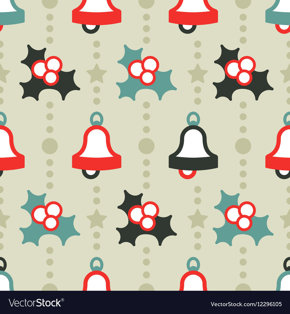Christmas background pattern Royalty Free Vector Image