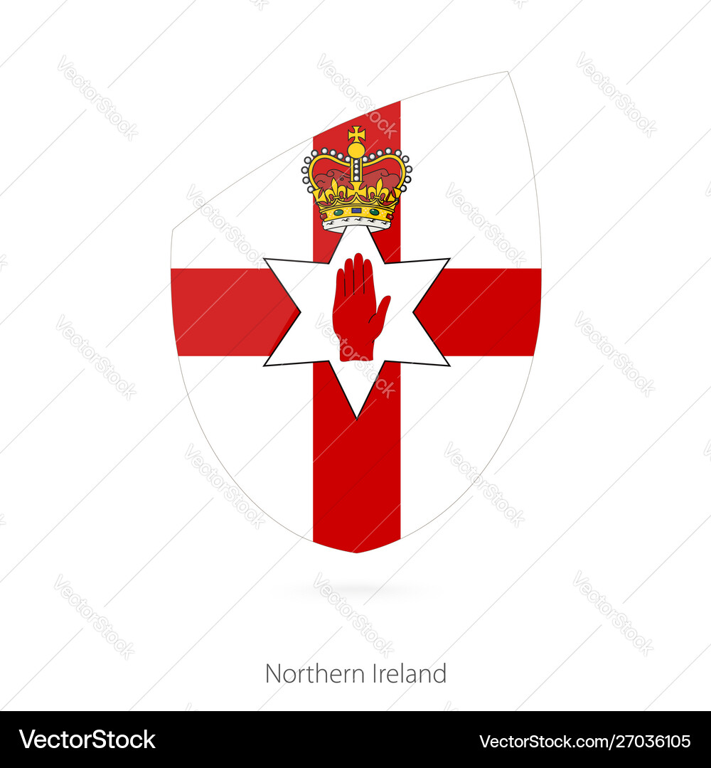 Flag northern ireland Royalty Free Vector Image