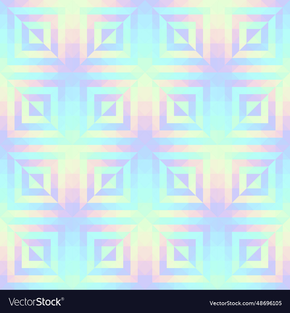 Geometric Seamless Abstract Pattern In Low Poly Vector Image