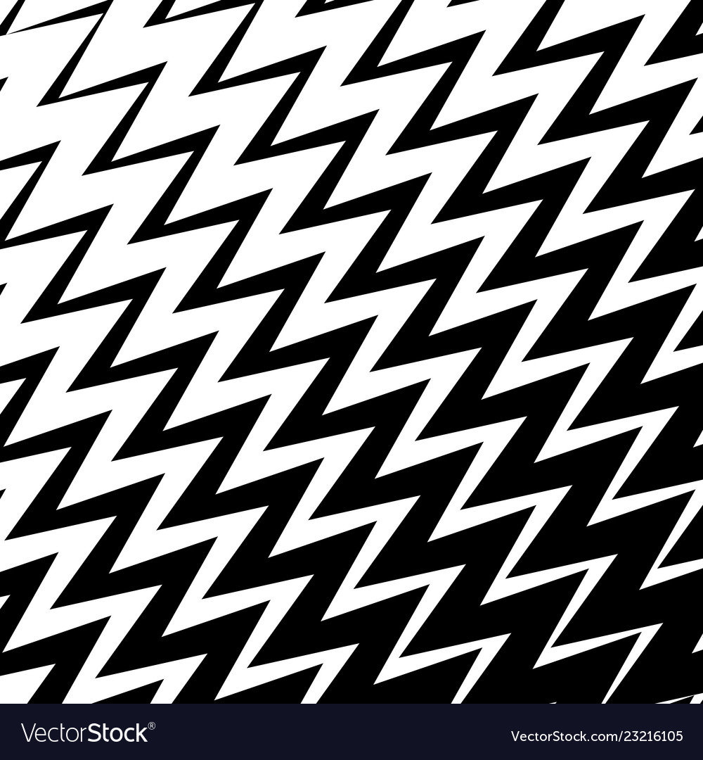 Geometric simple zigzag print wave pattern Vector Image